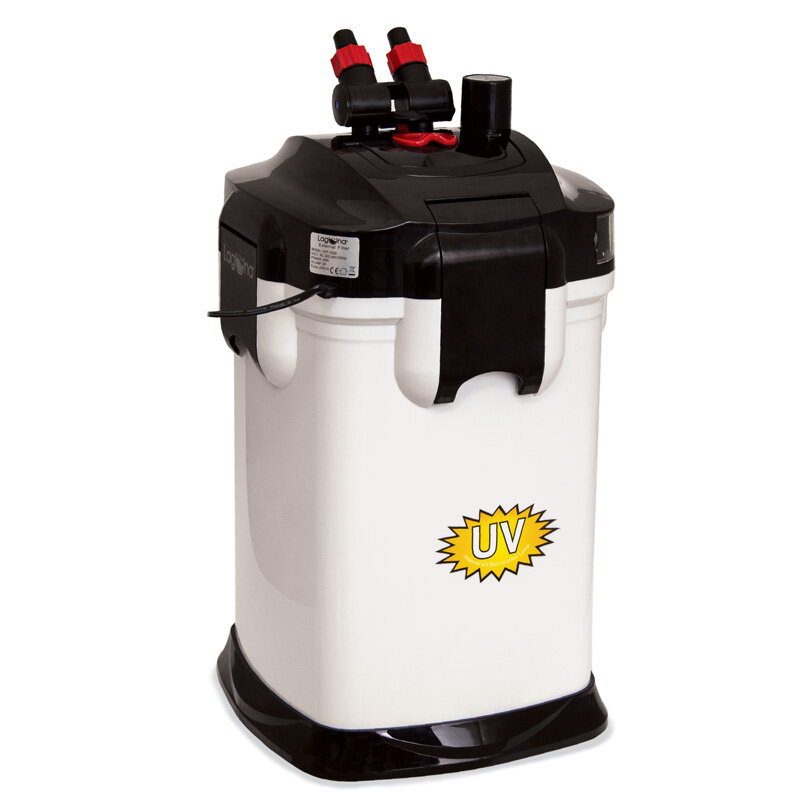 Фильтр для аквариума внешний с УФ-стерилизатором, 45Вт, УФ-9Вт, 2200л/ч, 28*28*49см, Laguna AQUA