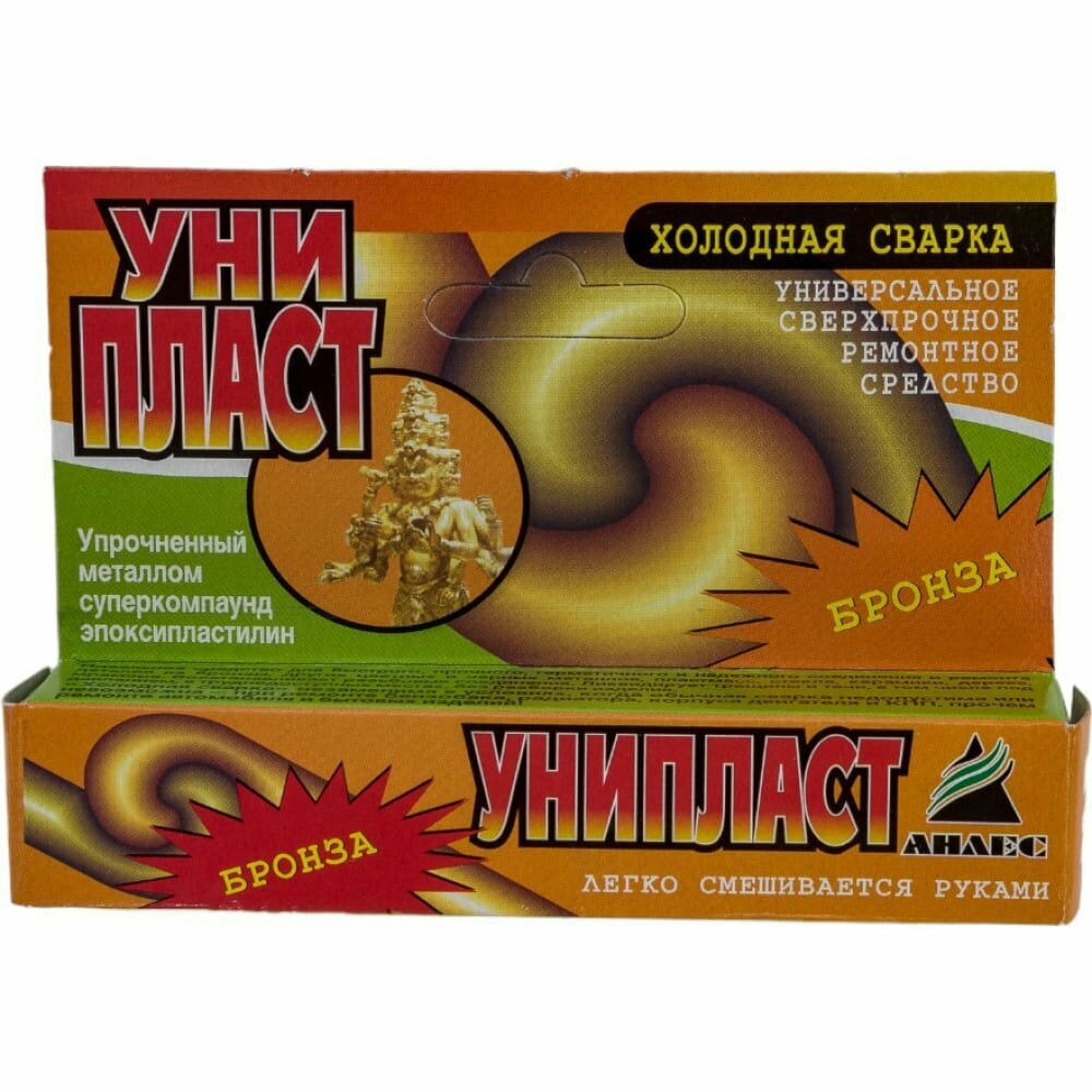 Герметик холодная сварка Анлес Унипласт-бронза, 20 г 70805
