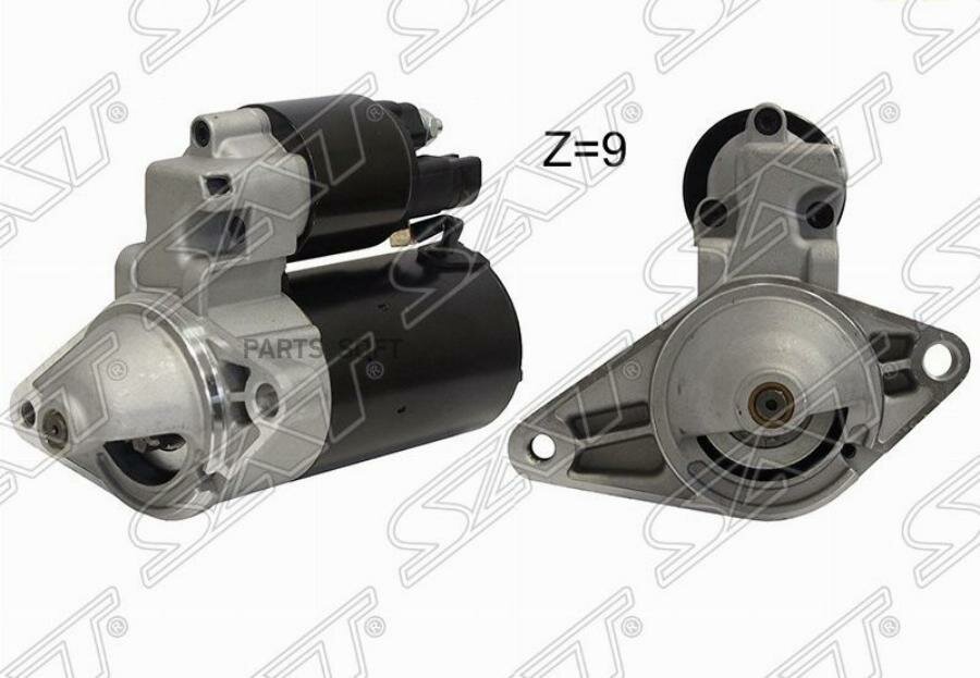 Стартер Toyota Caldina (T190, T210) 92-02 / Corolla 87-02 (0,8 kW/ Z=9/ аналог DENSO) SAT ST-28100-16070N | цена за 1 шт