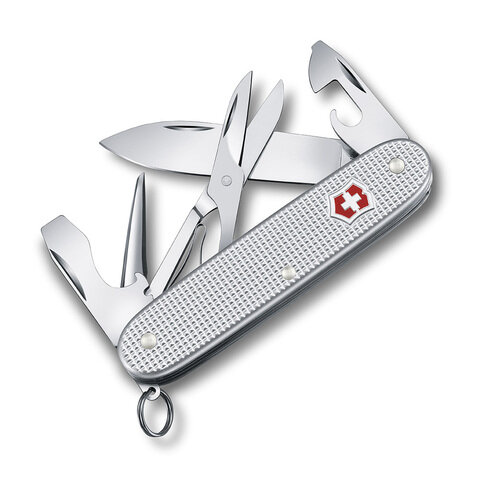 Нож Victorinox Pioneer, 93 мм, 9 функций, серебристый