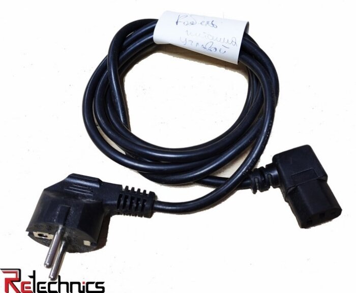 Кабель питания стандартный C13 угловой