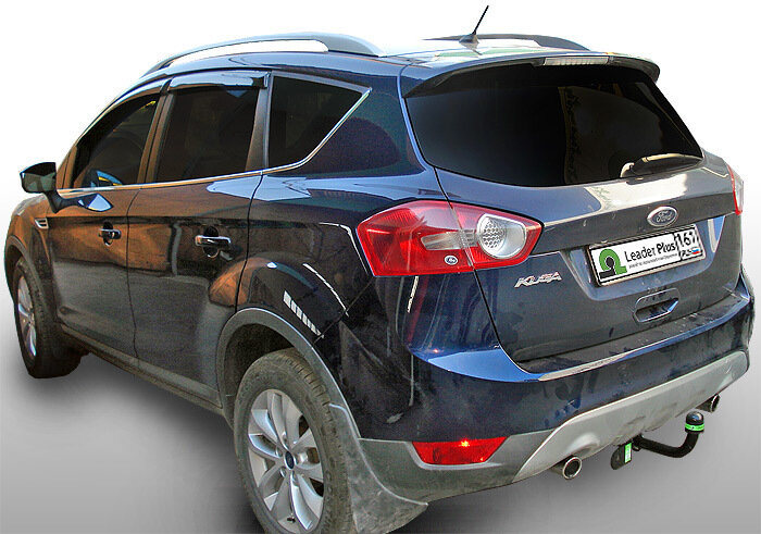 Фаркоп Лидер-Плюс для FORD KUGA (DM2) (внедорожник) 2008-2013 с электрикой (Smart) и сертифкатом в комплекте арт.(F117-A)