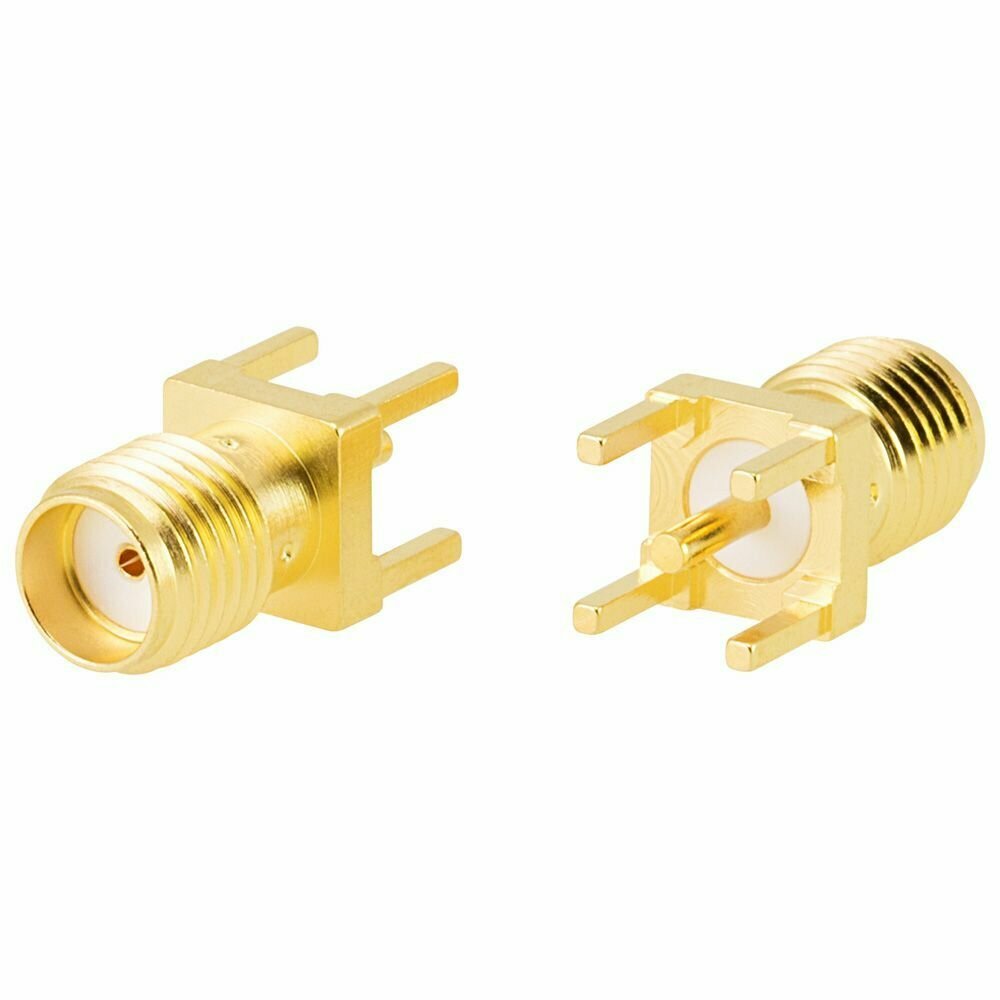 SMA-KHD , коннектор SMA, гнездо на плату / 3 шт