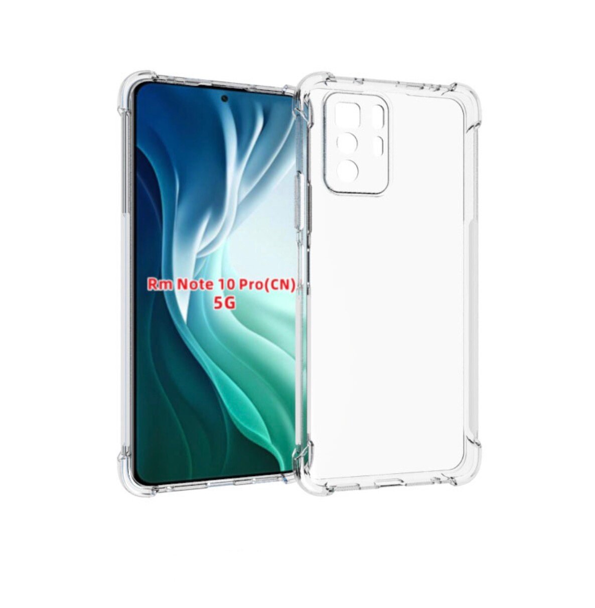 Чехол задняя-панель-накладка-бампер MyPads Tocco для Xiaomi Poco X3 GT / Redmi Note 10 Pro 5G с усиленной защитой углов противоударный прозрачный