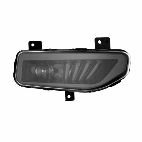 Фары противотуманные светодиодные автомобильные MTF Light NISSAN NEW, линза, 12В, 5000К, 8Вт, ЕСЕ R19, E4 комплект (black)