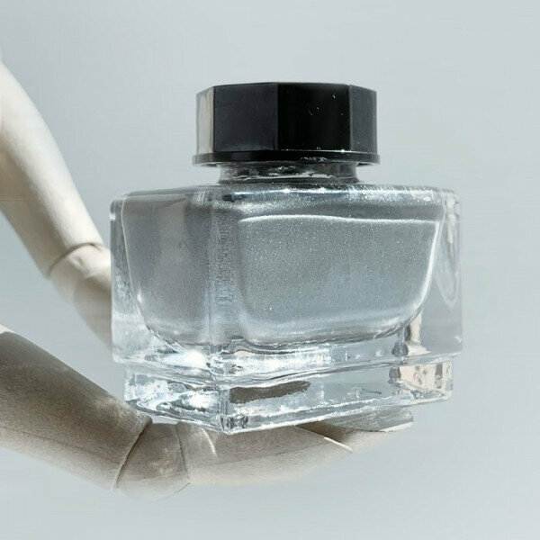 Тушь для рисования и каллиграфии, Малевичъ, металлик серебро, 15 мл