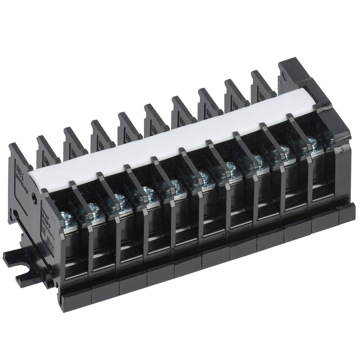 Блок зажимов БЗН TK-010 1,5 мм2 10А на DIN-рейку 10 пар IEK YZN43-10-001-K02 (1 шт.)