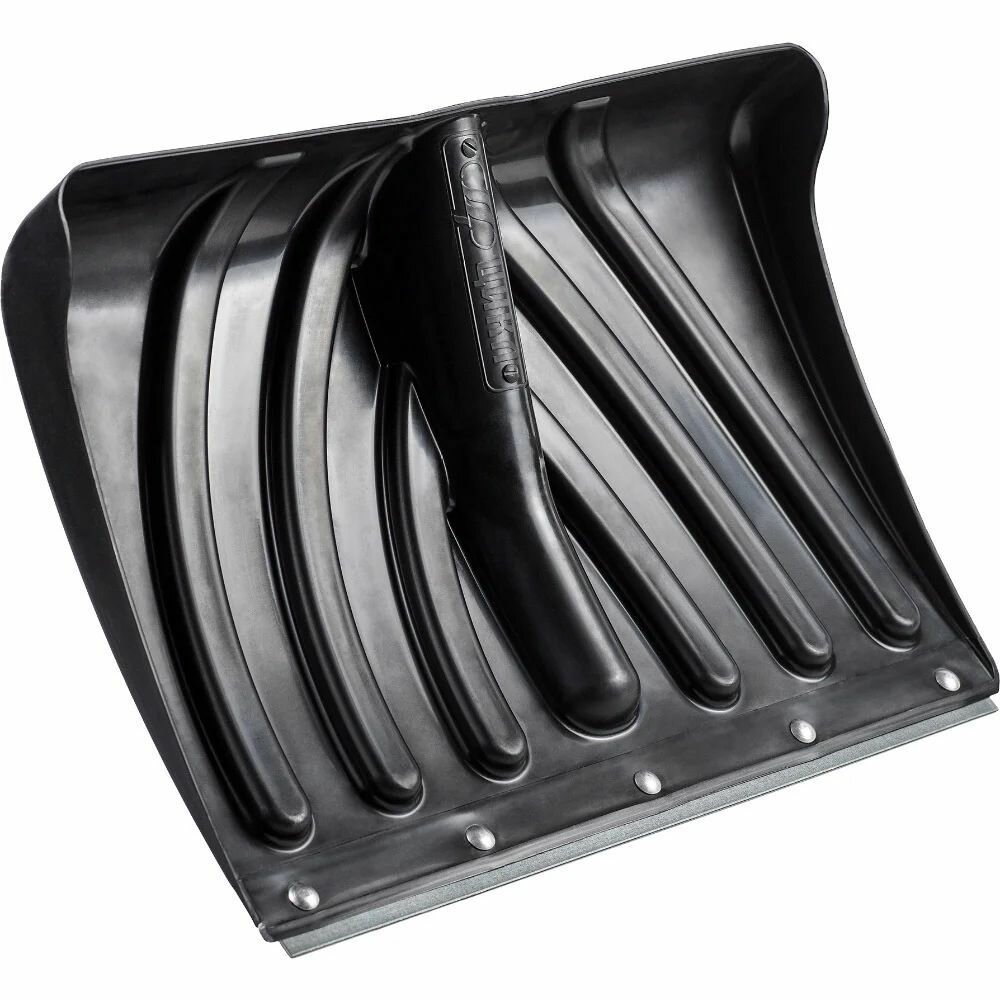 Снеговая лопата Цикл "крепыш" 410х335мм с оцинкованной планкой, без черенка