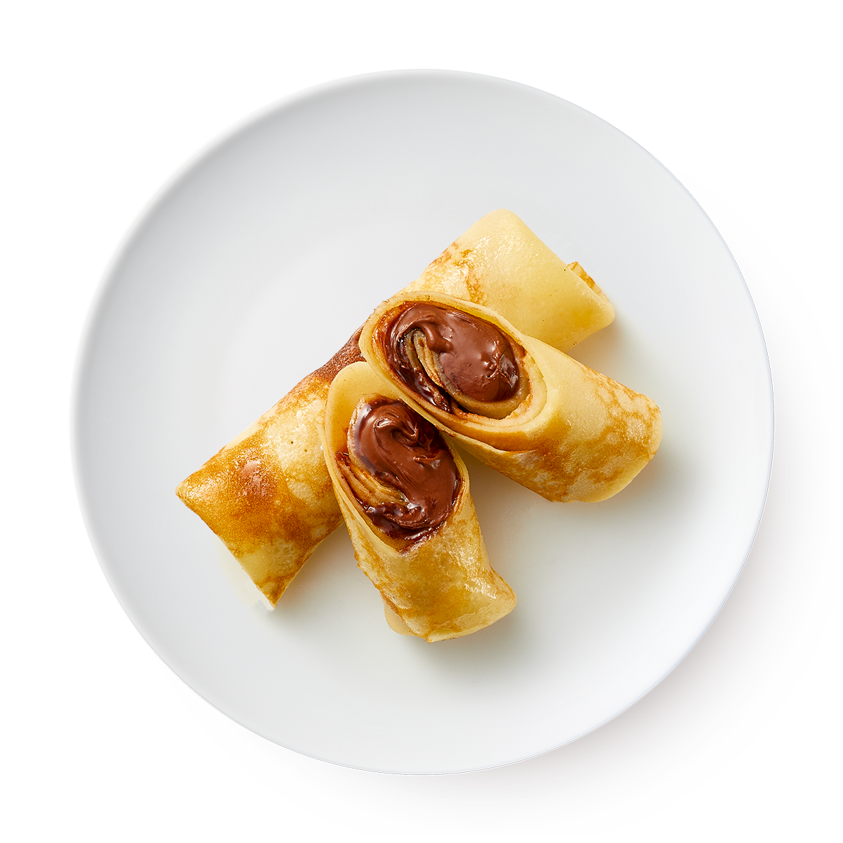 Тонкие блинчики "Шоколадница", с нутеллой, пшеничные, 140 гр