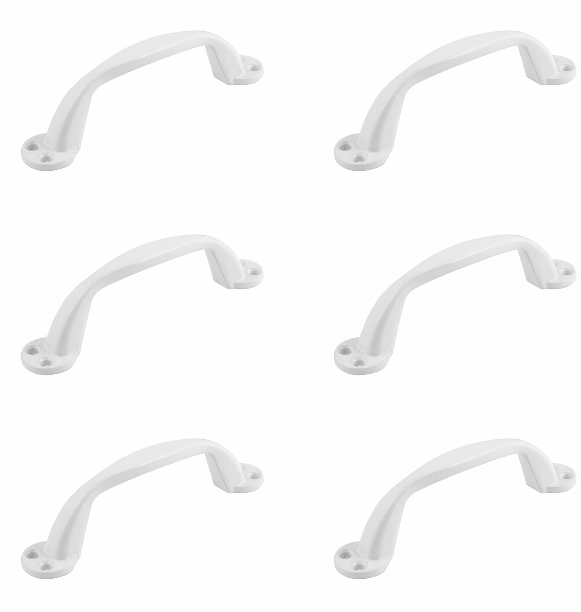 Ручка-скоба Зенит РС100.02 белый (Алюминий) (6 штук)