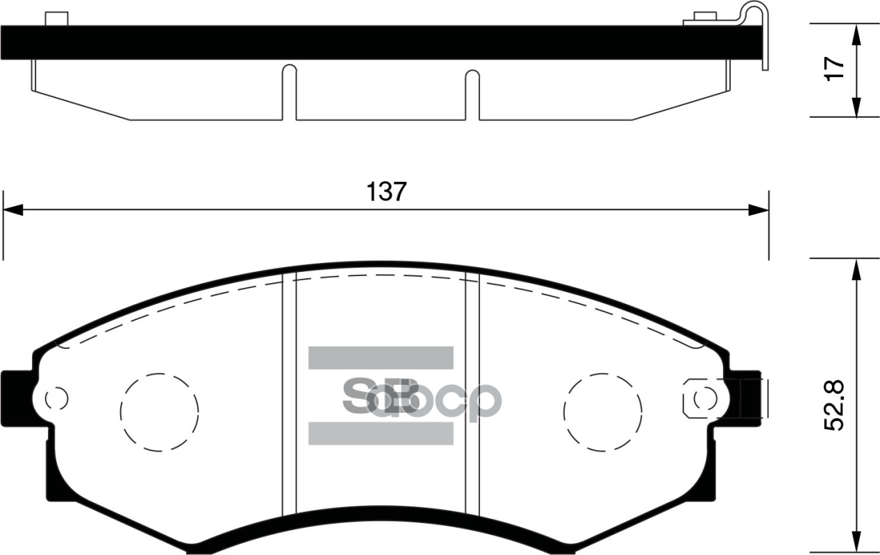 Колодки Тормозные Hyundai Elantra/Matrix/Sonata -06 Передн.