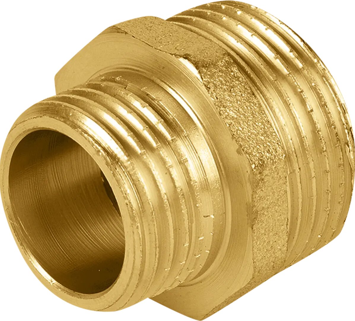 Ниппель Aquabeam 3/4x1/2 НР латунь ABR.580. Y.0504