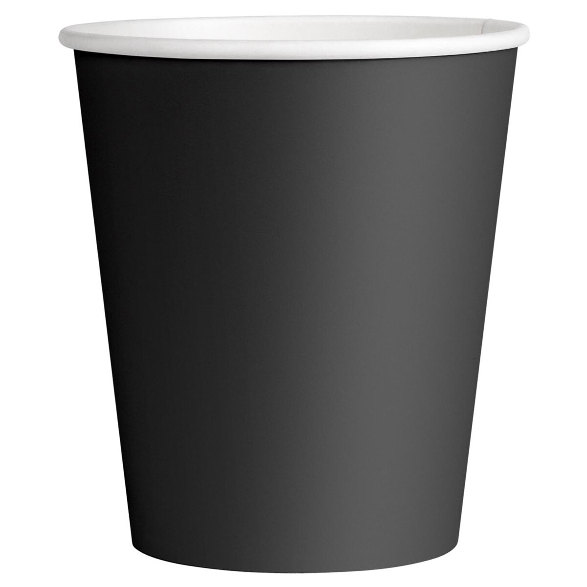 3 шт. Стаканы одноразовые OfficeClean 250мл, набор 50шт, бумажные однослойные, черные, хол/гор