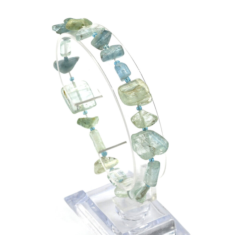 Браслет, аквамарин