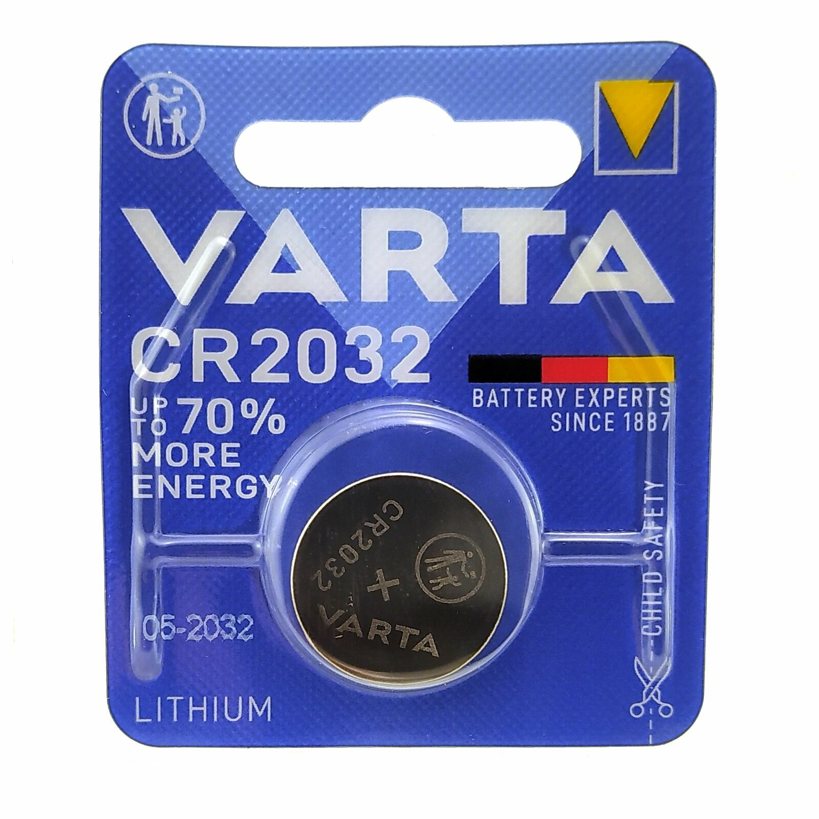 Батарейка (10шт) литиевая VARTA CR2032 дисковая 3В (1шт*10)