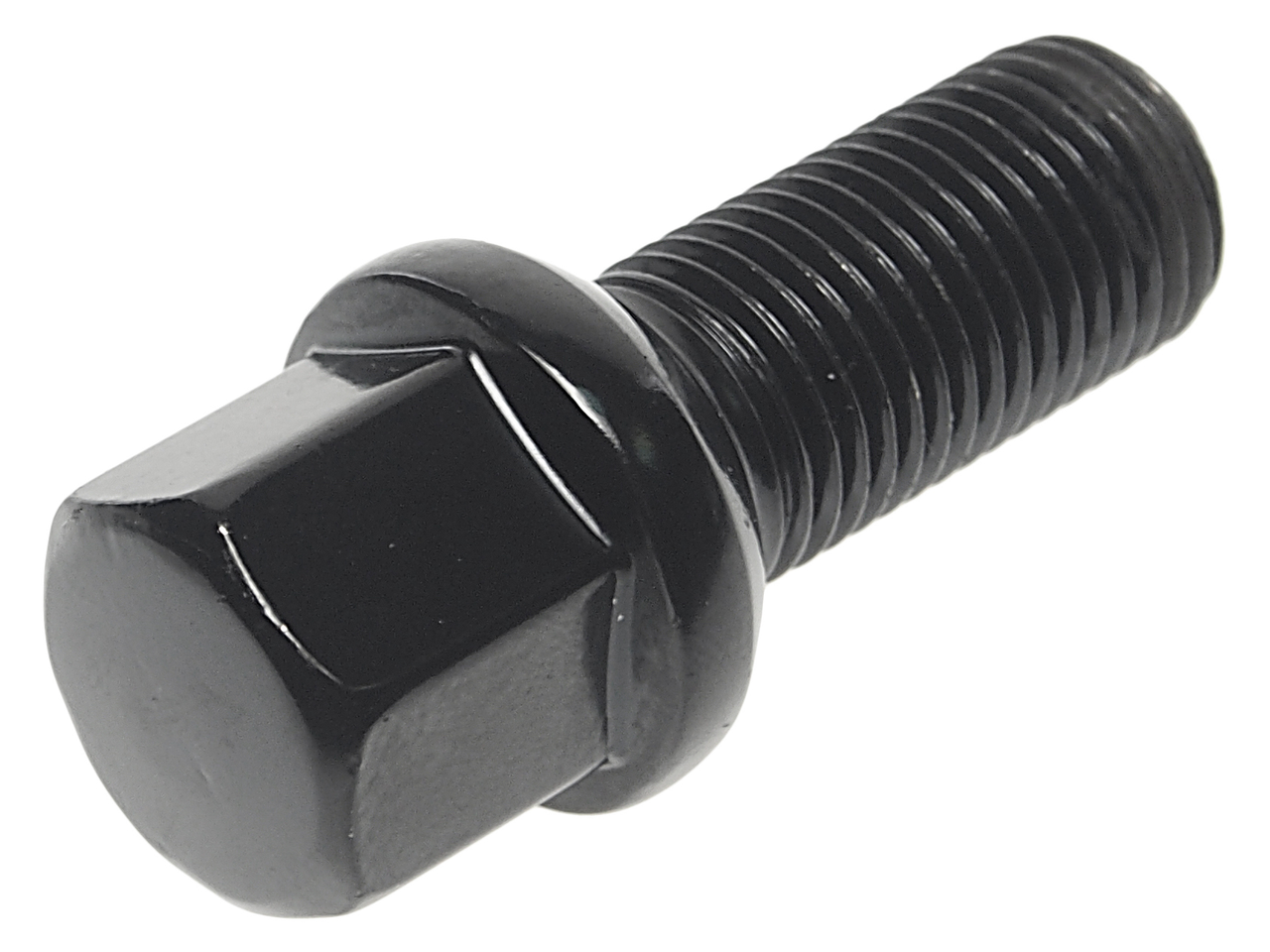Болт колеса М14х1.5х28 сфера под ключ 17мм черный RACING