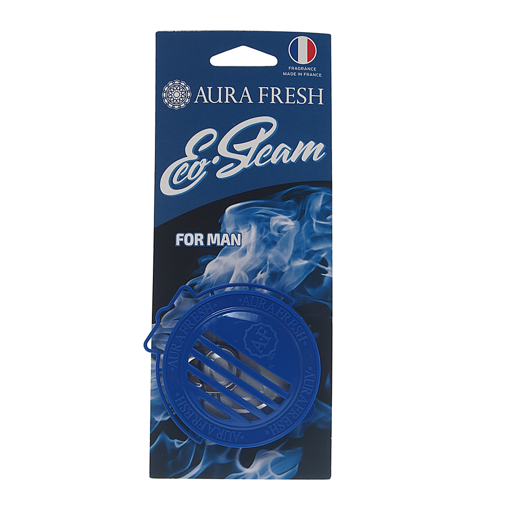 Ароматизатор на панель приборов древесное волокно (for man) 40г Eco Steam AURA FRESH