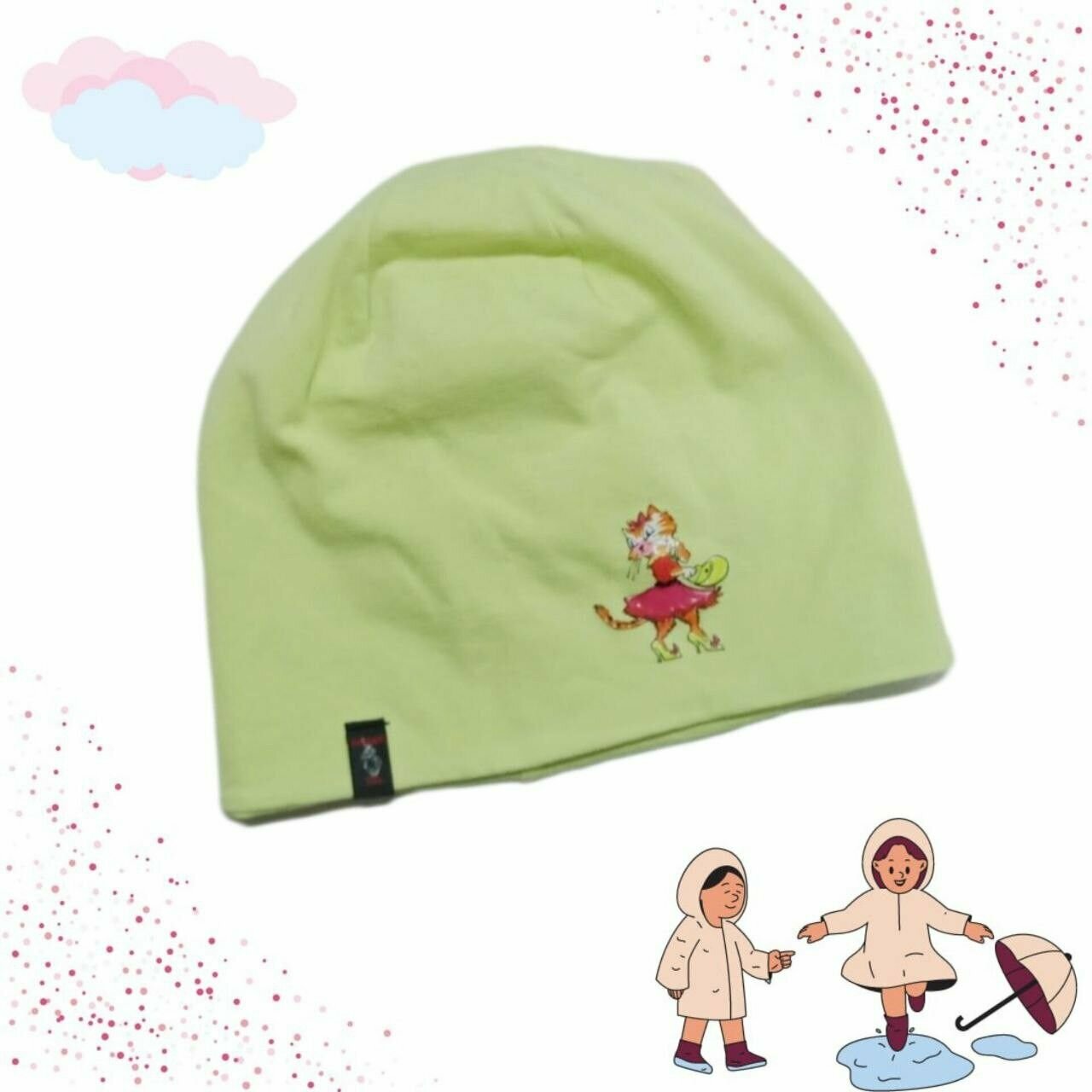 Шапка-бини Margot Bis Базовая коллекция для девочек