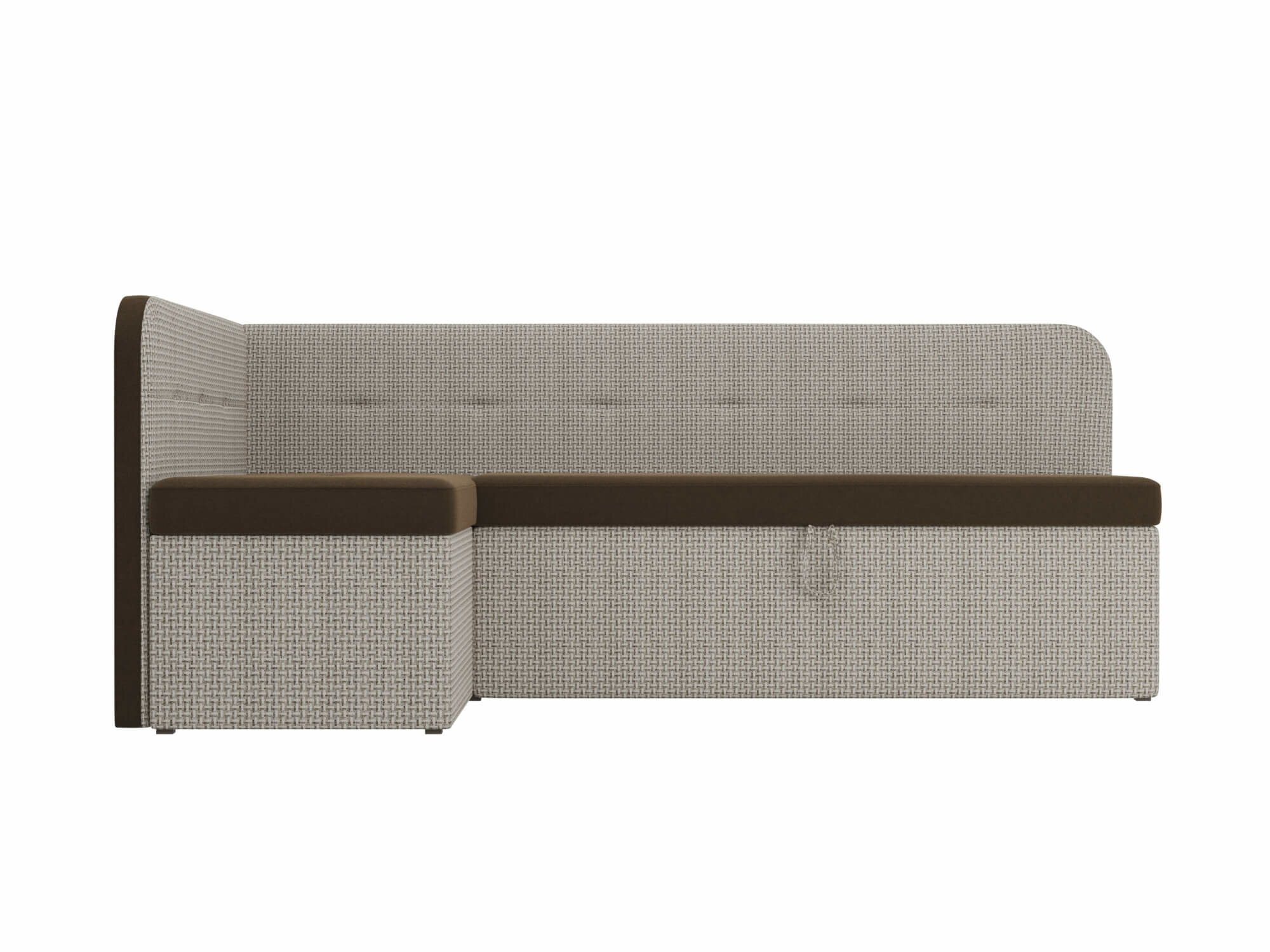 Artum Кухонный угловой диван Форест вельвет диз. 8 левый