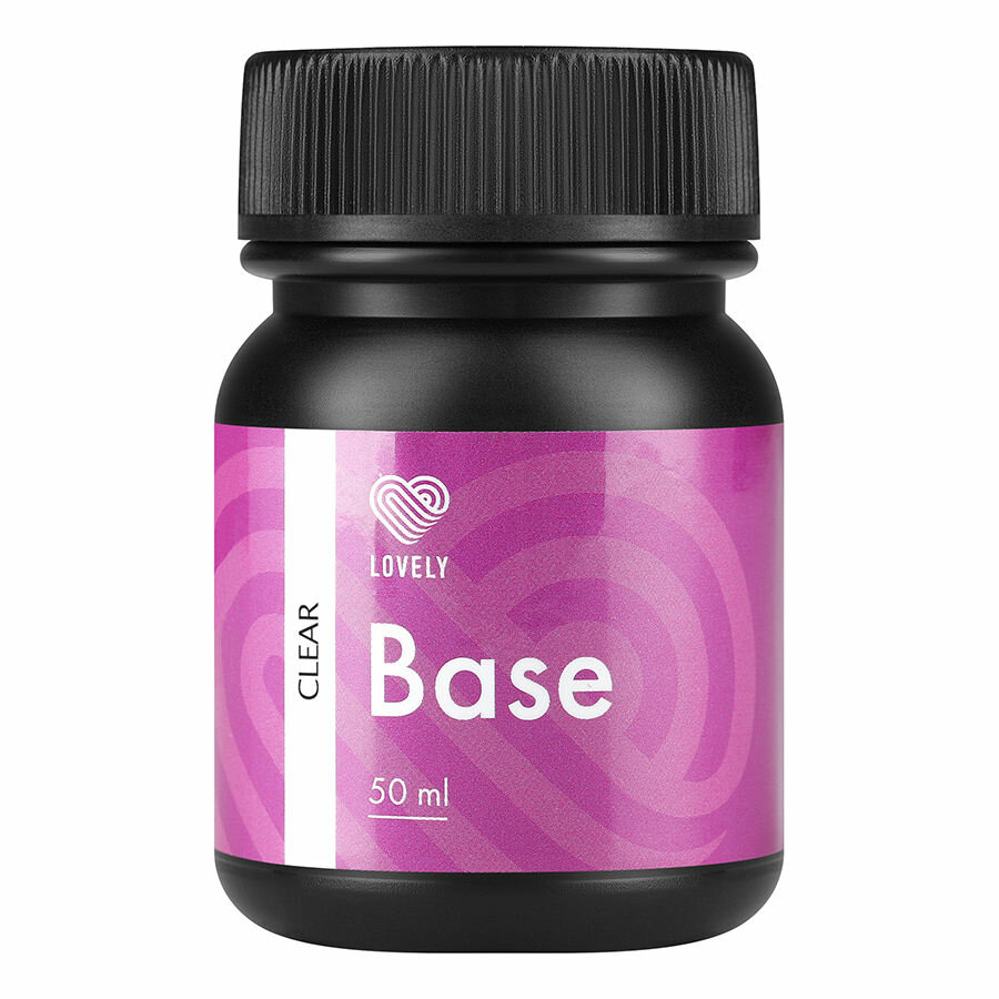 Lovely, База для гель-лака прозрачная классическая, 50 мл