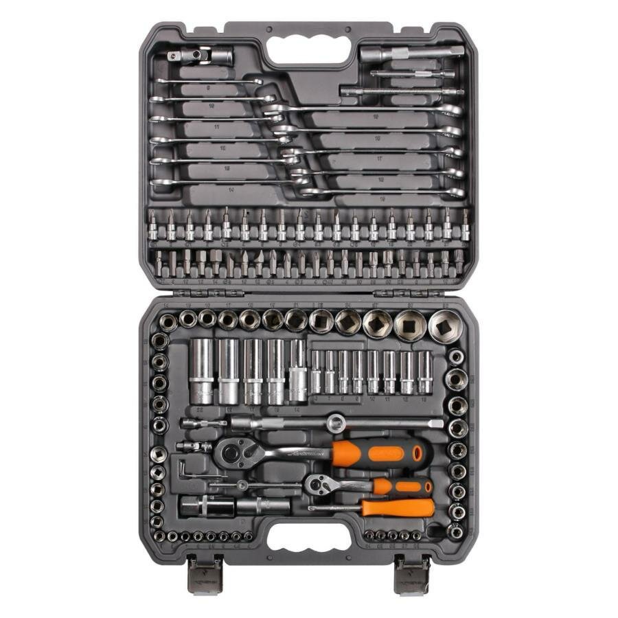 AIRLINE AT-125-40 Набор инструментов универсальный 125 предметов, пласт. кейс (AT-125-40)