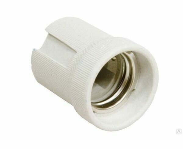 General патрон E27 керамический, подвесной, 4А, GLH-E27-CER-H-W 474007