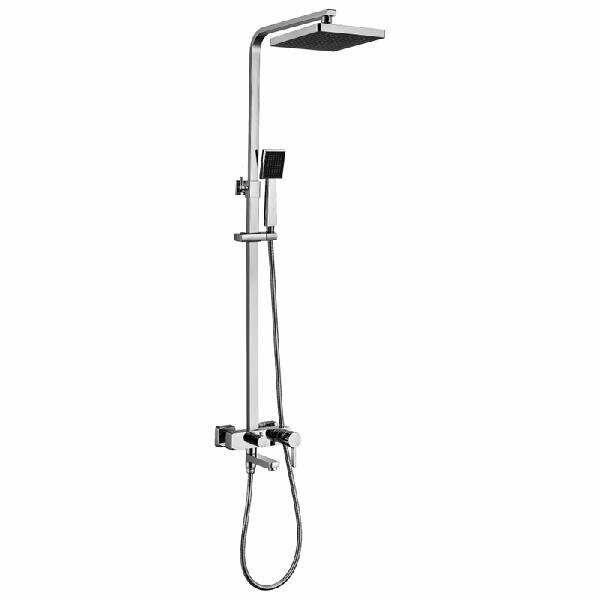 Душевая система с изливом и верхней лейкой LEMARK TROPIC LM7004C хром