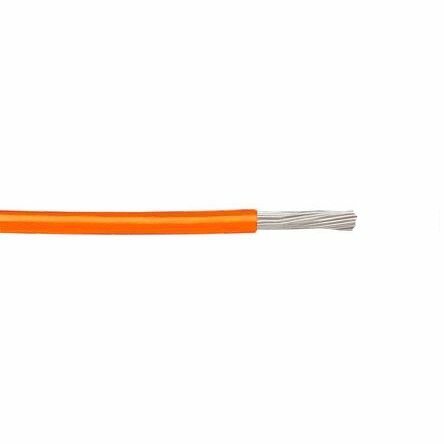 Провод для распайки 26AWG цвет оранжевый, 100см