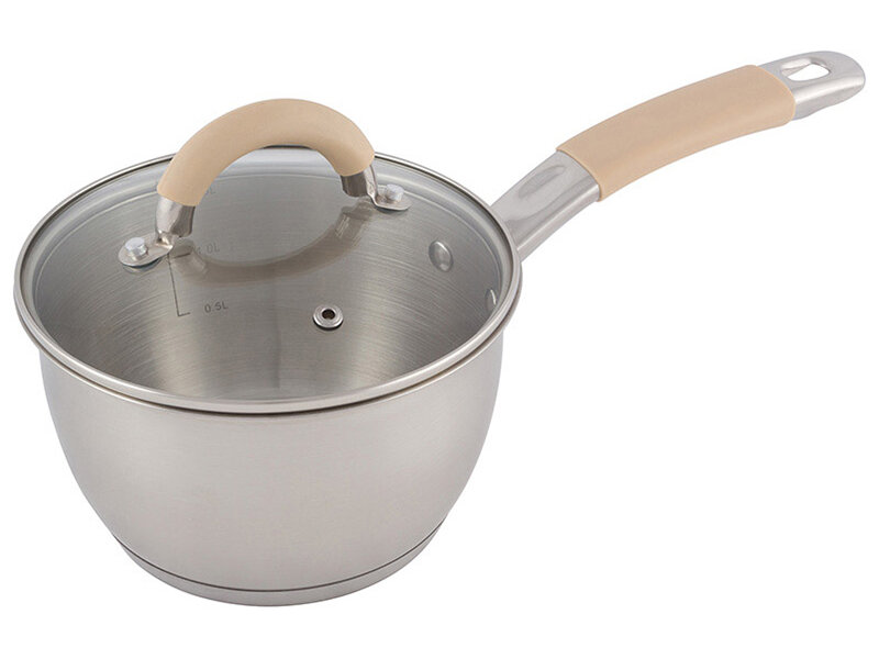 Ковш Mallony Fortuna, 1,65 л из нержавеющей стали, капсулированное дно (007216)