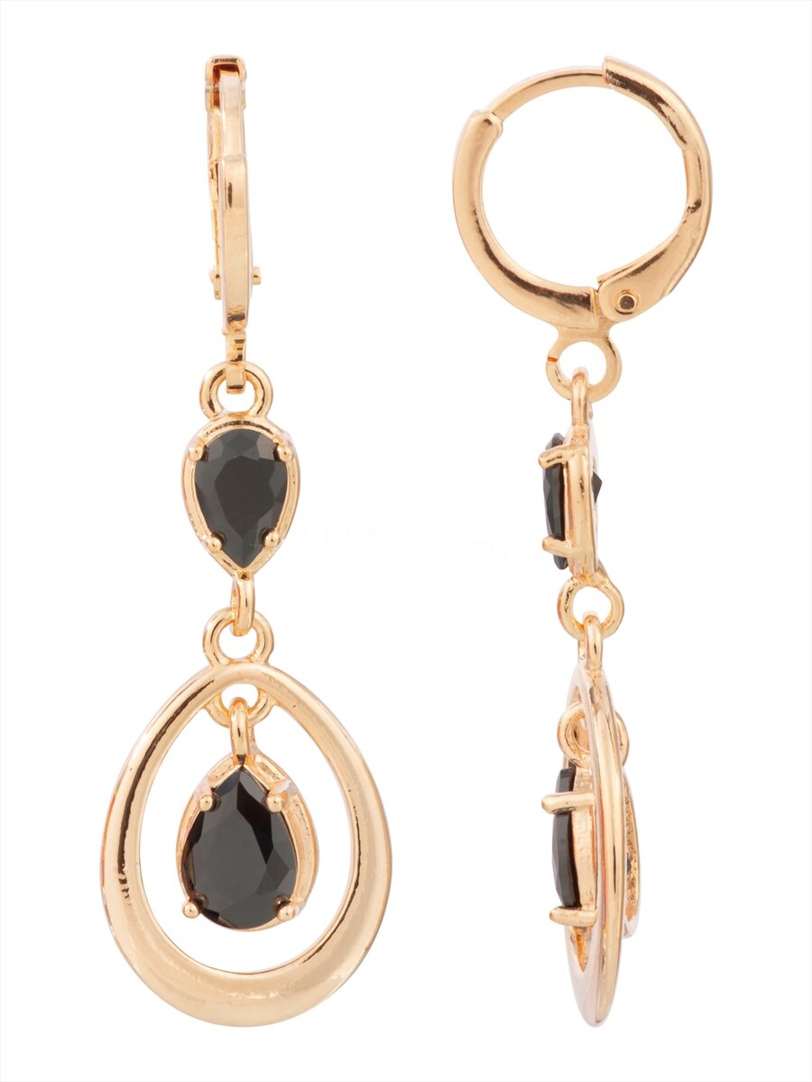 Серьги Lotus Jewelry, фианит