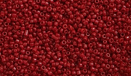 Бисер "ASMAR" размер №12, вес: 450 г, бордовый глянцевый, непрозрачный