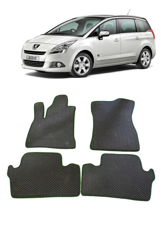 Peugeot 5008 II 5мест 2016 - 2020 коврики EVA Smart Коврик в багажник