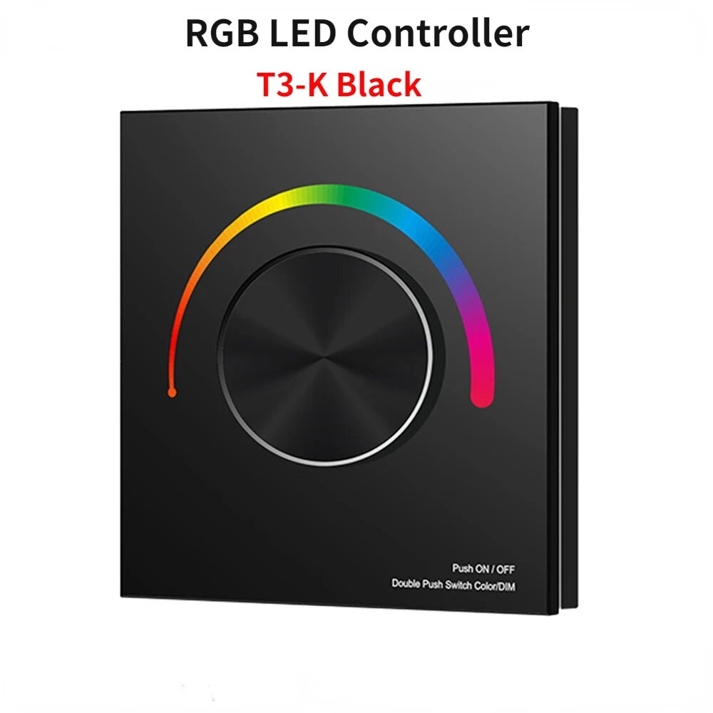 RGB LED контроллер T3-K Black