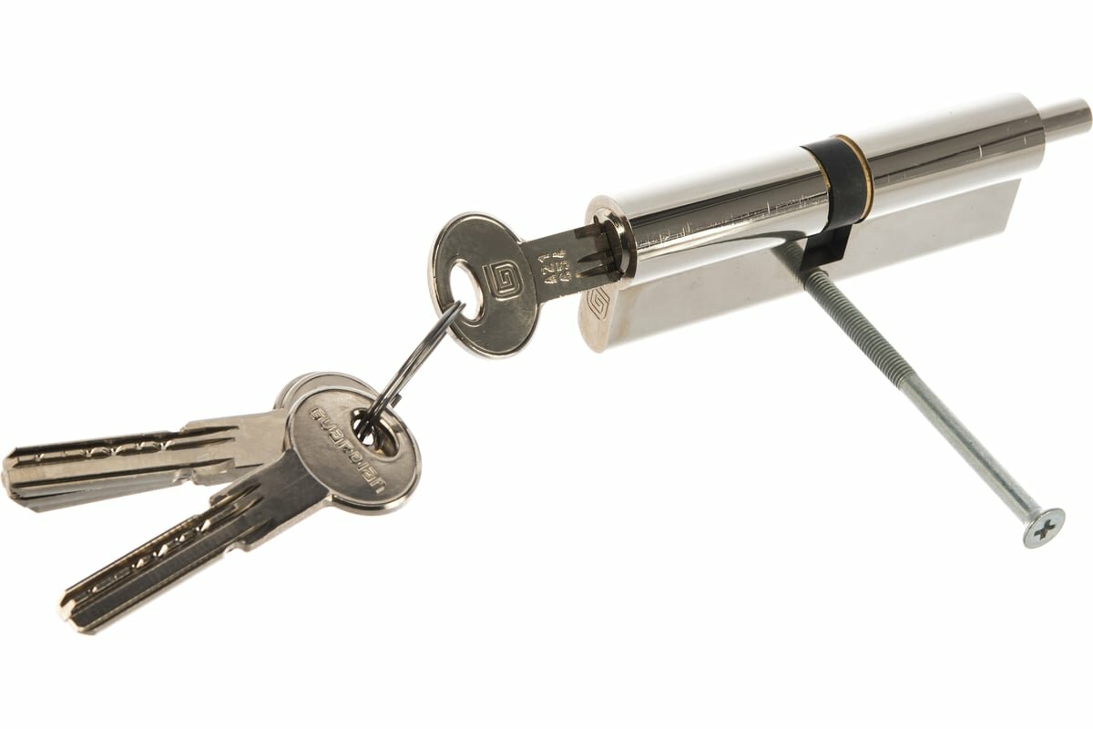 Гардиан цилиндровый механизм GB 92/46/46V Ni 5 кл. 28123 для дверей, никелированное