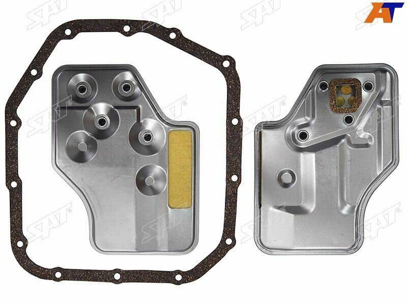 . SAT Фильтр АКПП с прокладкой для MITSUBISHI RVR/SPACE RUNNER N1_/N2_ 91-97/GALANT/ETERNA/EMERAUDE E5_A 92-96