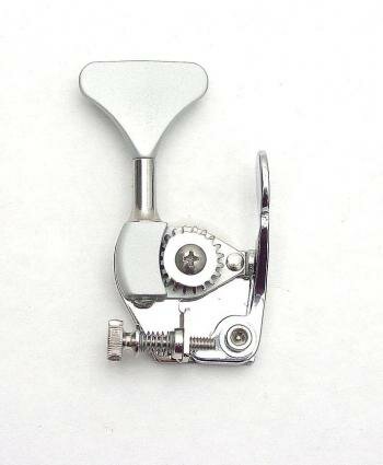 Одиночный басовый колок HIPSHOT HE6Y - 3/8' Y Key Ultralite Bass Xtender 20660C, прямой, хром