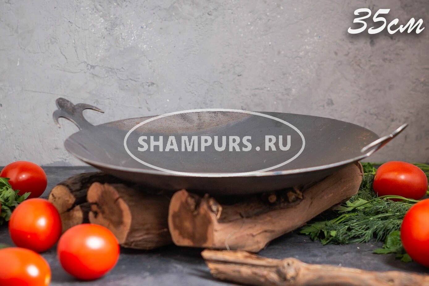 Сковорода Садж стальная 35 см