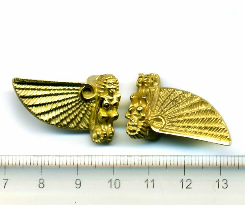 Декоративный элемент, сирена с крылом, 30 мм, металл 1 шт.