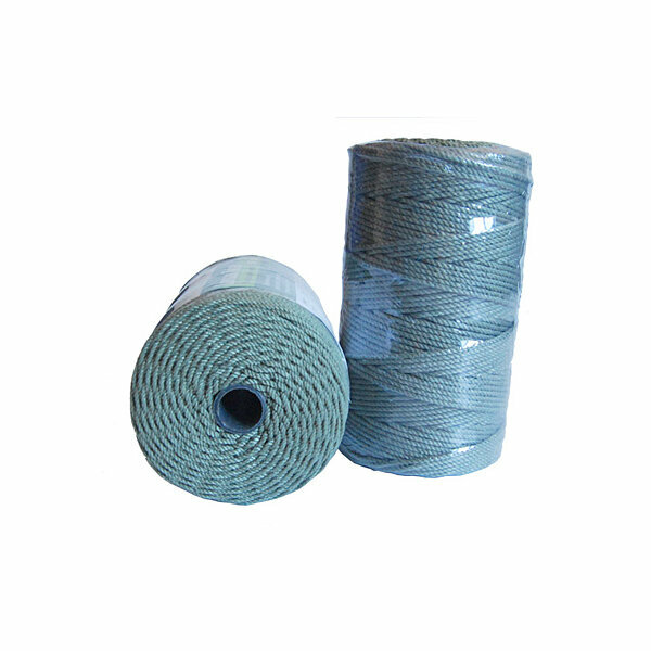 Нитки лавсановые 2,0мм, 20s/45 (тест 60 кг) 500г, темно-зеленая (длина 250 м)