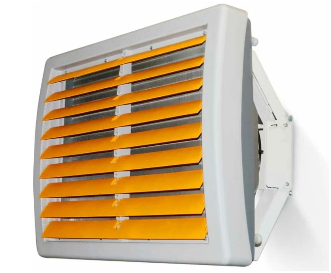 Тепловентилятор Тепломаш КЭВ-48M4W3, водяной, 23 квт мощности, пластиковый корпус