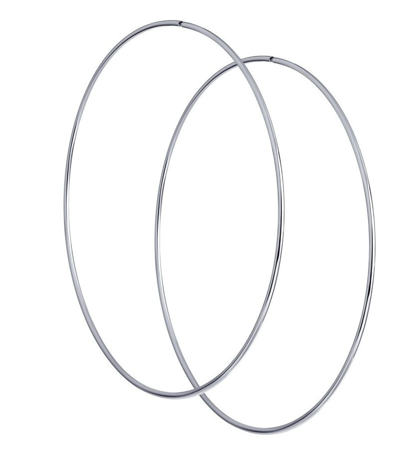 Серьги конго серебро, 925 проба