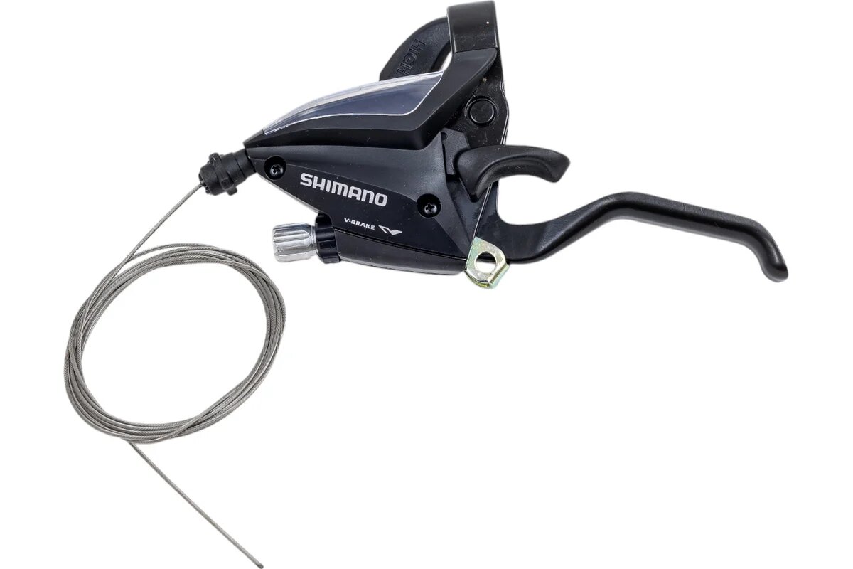 Shimano ASTEF5002LSBL левая шифтер-ручка тормоза, 3 передачи, совместима с MTB