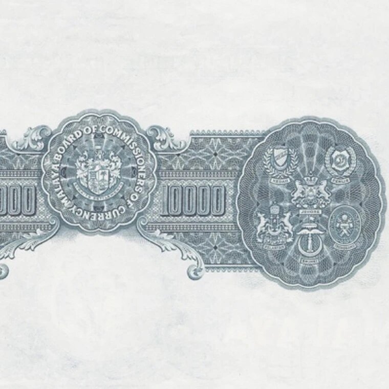 10000 долларов 1945 Британская Малайя, сувенирная копия, банкноты и купюры редкие коллекционные