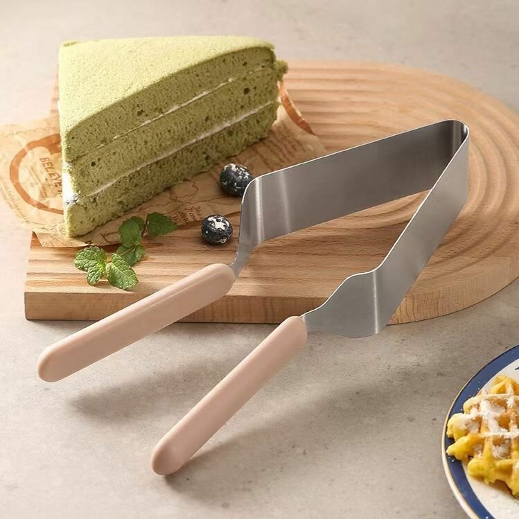 Лопатка для торта из нержавеющей стали 27 см удобный инструмент для нарезки и подачи десертов, пирогов и выпечки