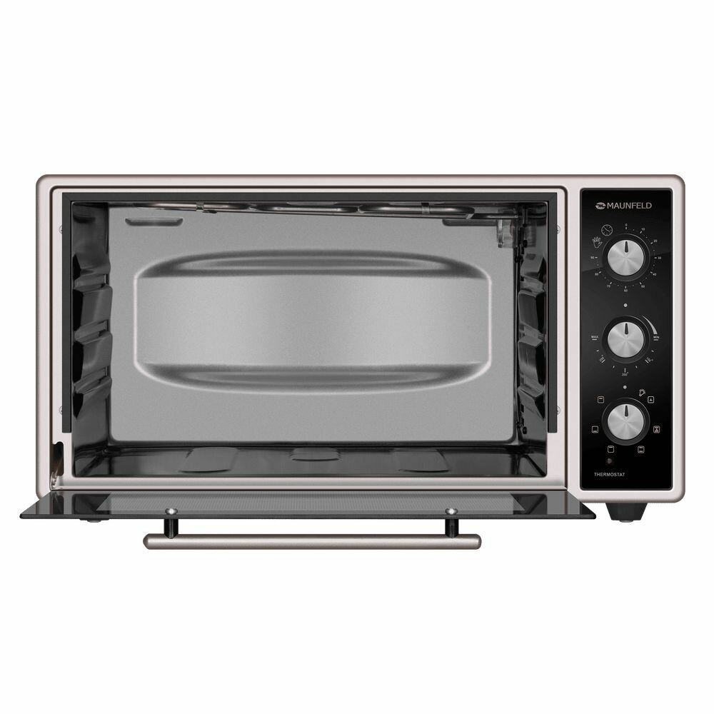 Мини-печь MAUNFELD CEMOA.456. S2, черный, 1500 Вт, максимальная температура 300°C, конвекция — фото 1