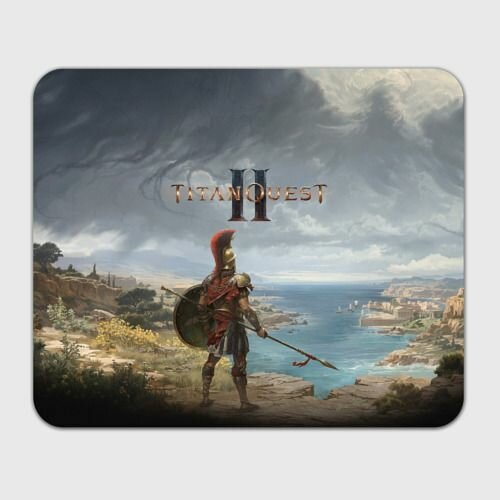 Герой titan quest 2 Коврик для мыши