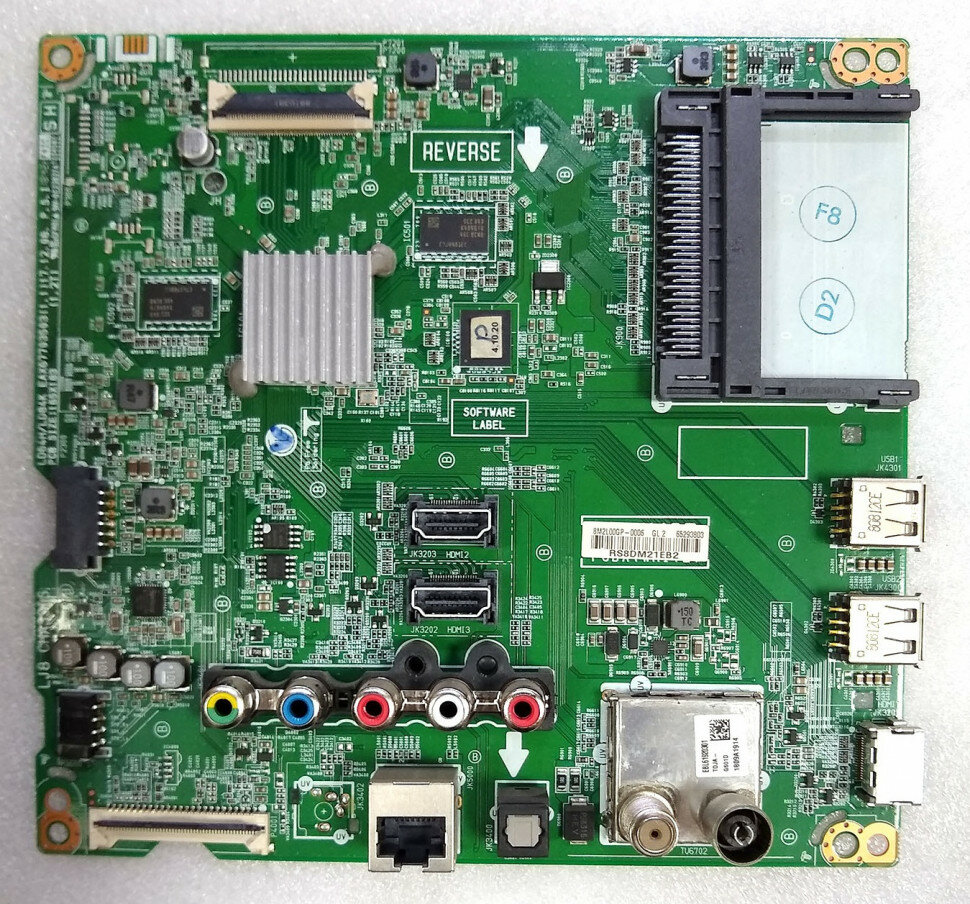 Материнская плата для телевизора LG 43LK5910PLC, EAX67703503(1.1)