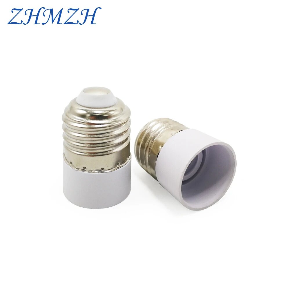 Переходник для лампы E27-E14, 2 шт, ABS+Metal