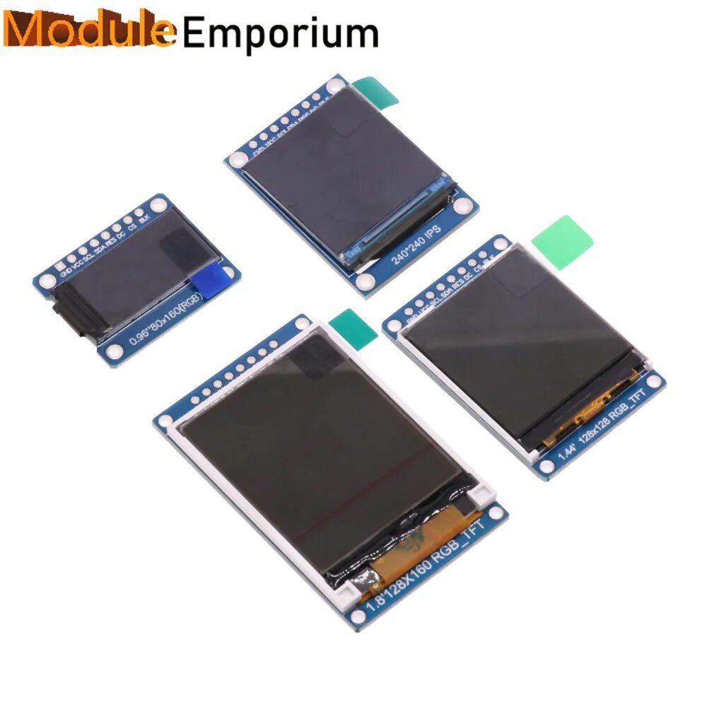TFT-дисплей 0,96 1,3 1,44 1,8 дюймов IPS 7P SPI HD 65K полноцветный ЖК-модуль ST7735 / ST7789 80*160 240*240 (не OLED)