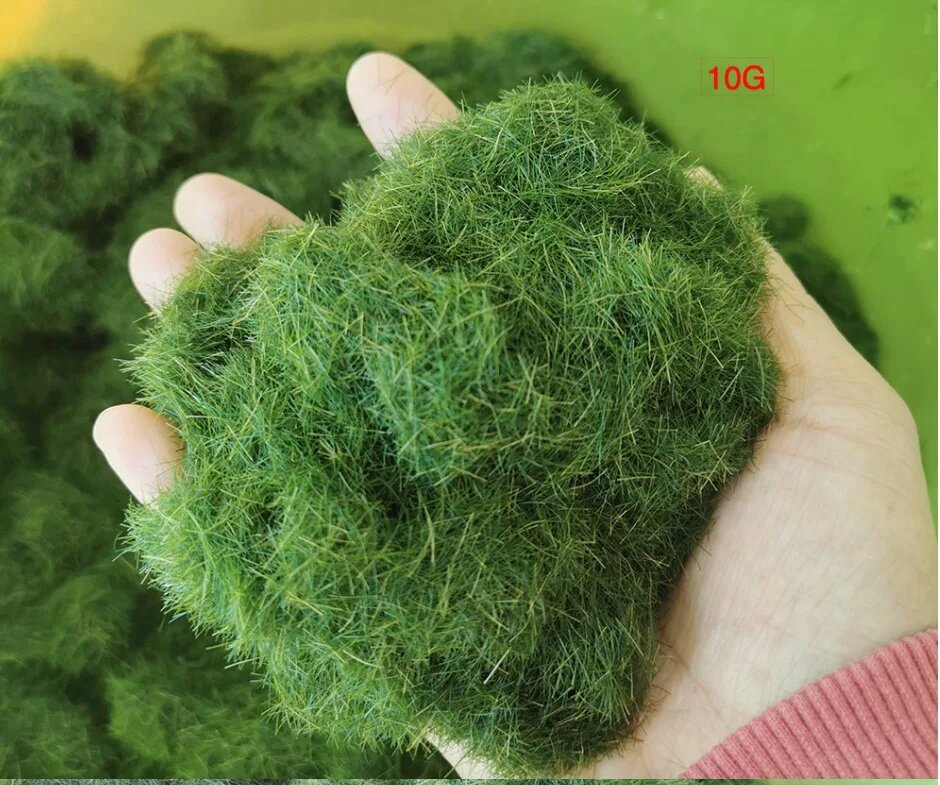 TERAYSUN Флок порошок 8 мм для моделирования ландшафта Зеленый, 10G YDXL